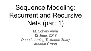 Recurrent and Recursive Networks (Part 1) | PDF | Artificial Intelligence | Technology & Computing