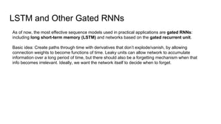 Recurrent and Recursive Nets (part 2) | PDF | Technology & Computing