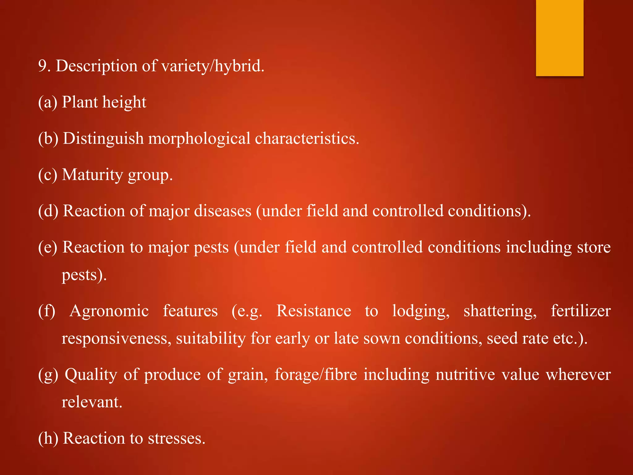 release and notification of variety in india | PPTX