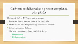 CPP-Mediated Delivery of Cas9 RNP | PPTX