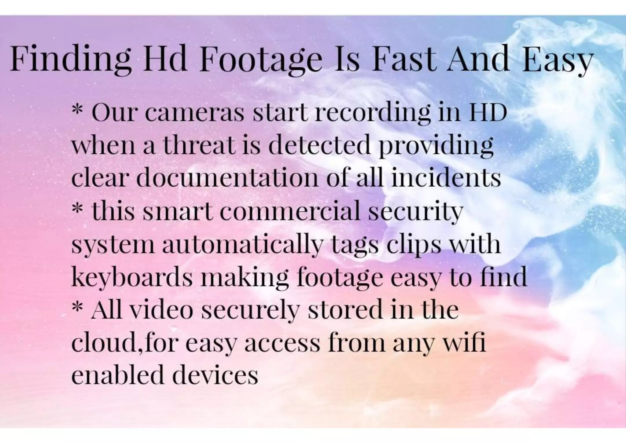 Intelligent wirless video camera | PPTX