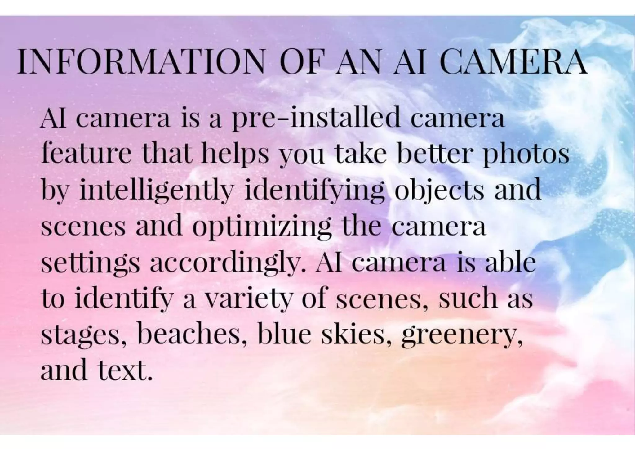 Intelligent wirless video camera | PPTX