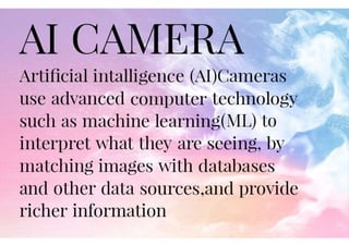 Intelligent wirless video camera | PPTX