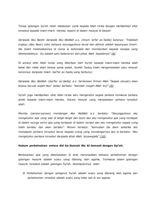 hukum perkahwinan antara ahl as-sunnah dengan syi'ah | PDF