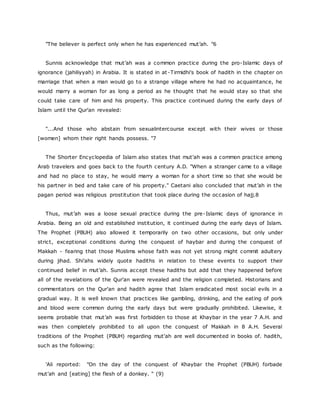 shi'ah concept of temporary marriage (mut'ah) | DOCX