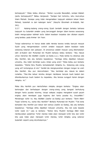 bahaya syiah keada aqidah | DOCX
