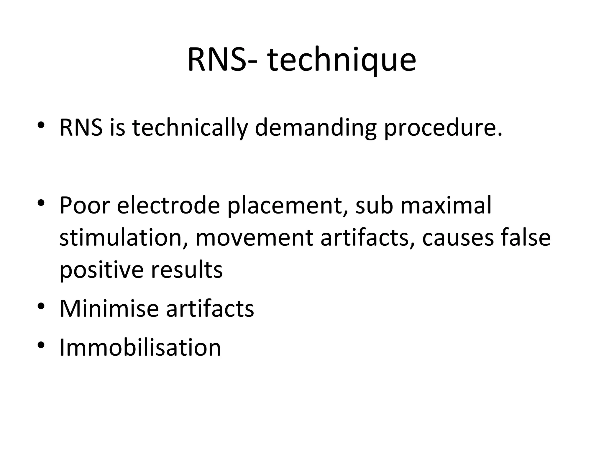 REPETITIVE NERVE STIMULATION (RNS) | PPT