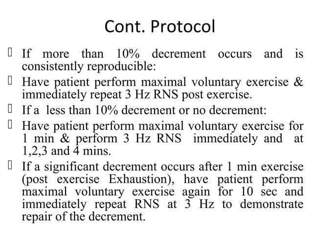 REPETITIVE NERVE STIMULATION (RNS) | PPT