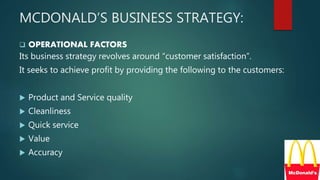 INTEGRATING MCDONALD's BUSINESS, HUMAN RESOURCE, AND STAFFING ...