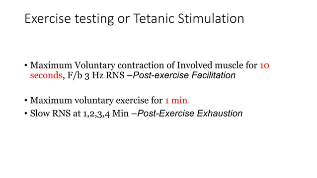 RNS diagnosis of myasthenia and lambert eaton .pptx | Physical Therapy ...