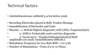 RNS diagnosis of myasthenia and lambert eaton .pptx