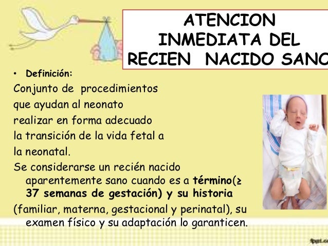 AtenciÓn Recien Nacido Sano
