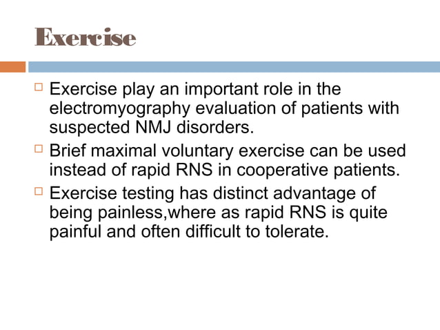 Repetitive Nerve Stimulation (RNS) | PPT | Physical Therapy | Wellness