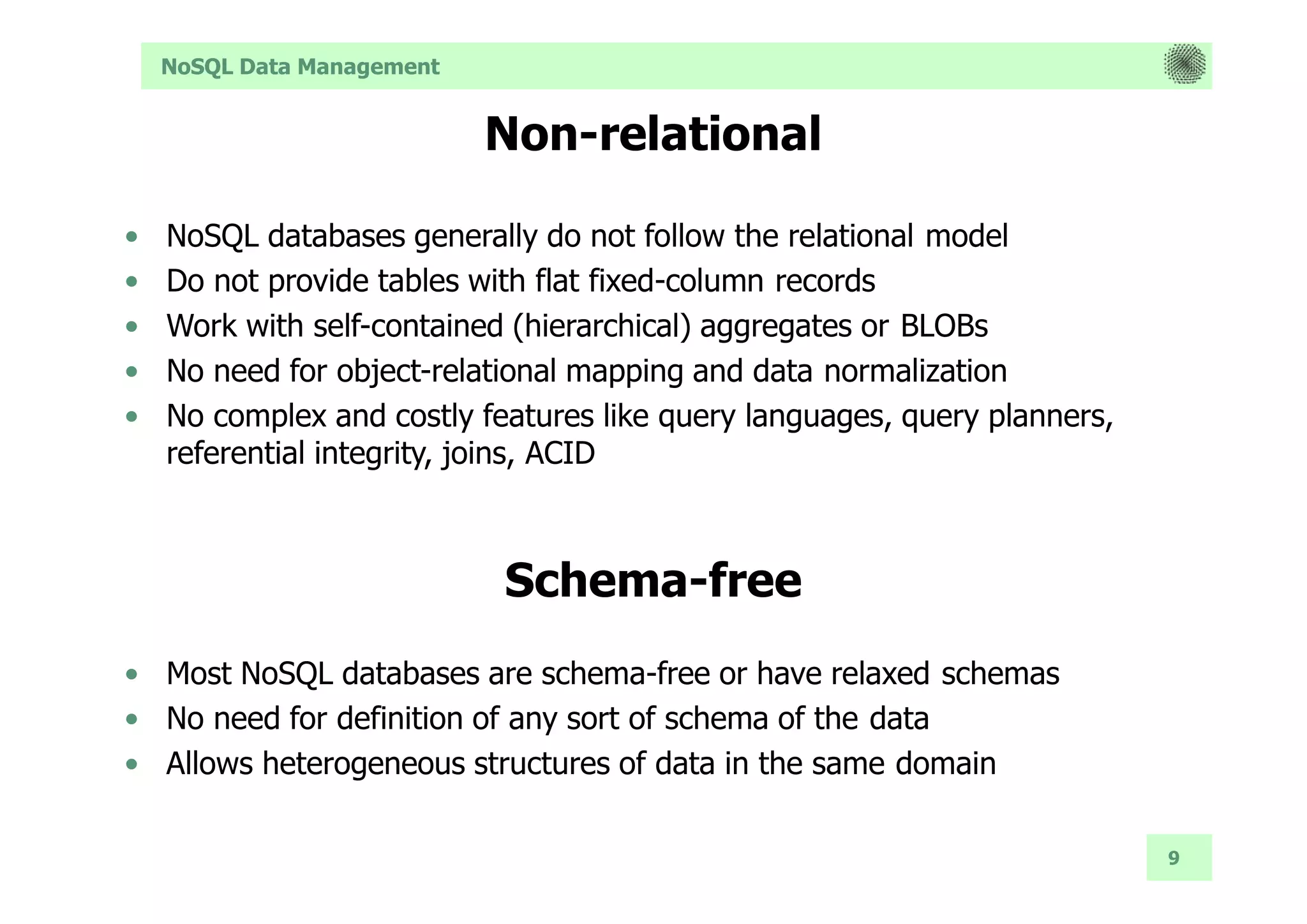 NoSql Data Management | PPTX