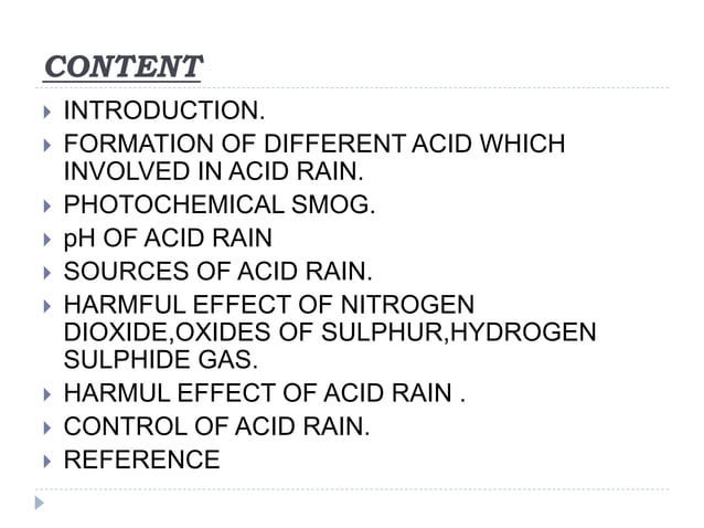 Acid Rain | PPTX
