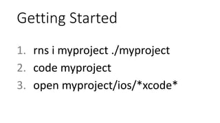 Making Swift Native Modules in React Native | PPT