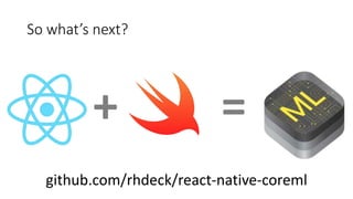 Making Swift Native Modules in React Native | PPT