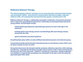 Reflective Network Therapy - a brief introduction how it works | PPT