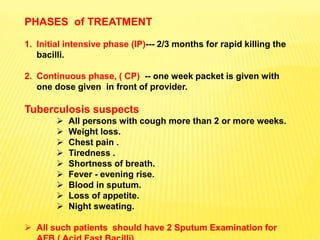 Revised National TB control Progrramme | PPTX