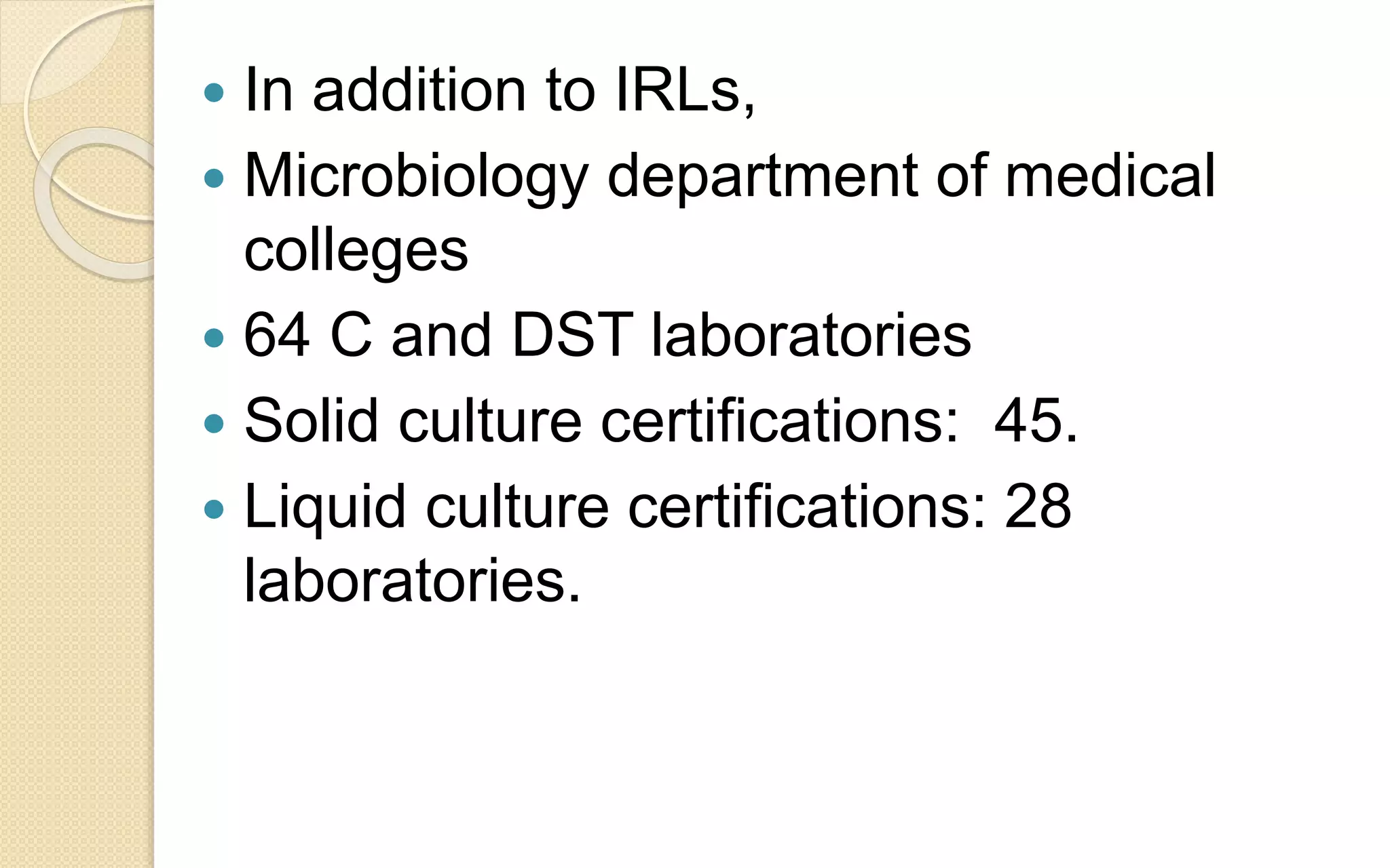 Revised national tuberculosis control programme (RNTCP) in India | PPTX
