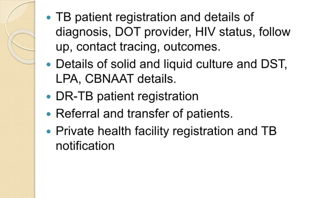 Revised national tuberculosis control programme (RNTCP) in India | PPTX ...