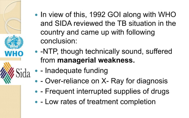 Revised national tuberculosis control programme (RNTCP) in India | PPTX ...