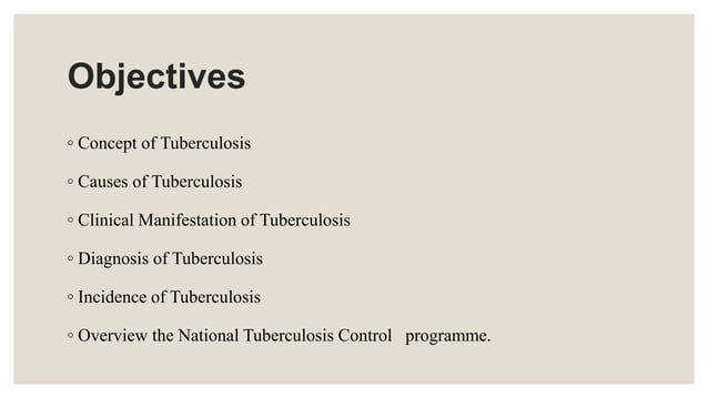 Revised National Tuberculosis Control programme.pptx | Infectious ...