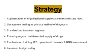 Revised national tuberculosis control program ppt ppt | PDF