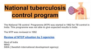 Revised national tuberculosis control program ppt ppt | PDF