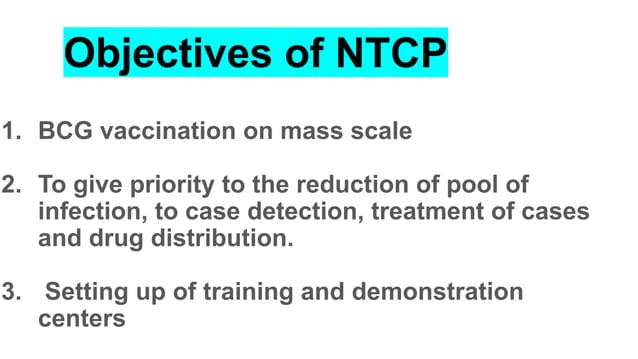 Revised national tuberculosis control program ppt ppt | PPT