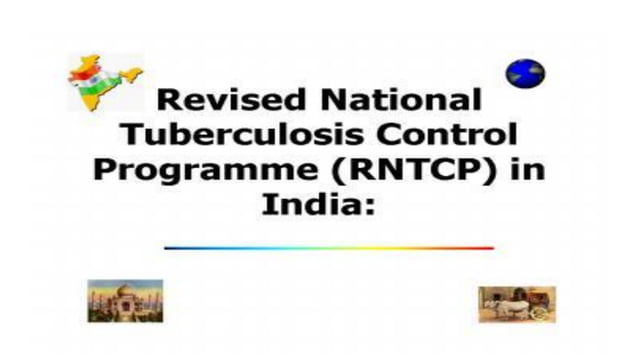 Revised national tuberculosis control program ppt ppt | PPT