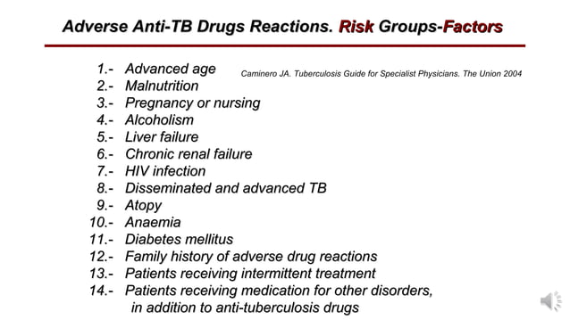 ADR to Anti Tuberculosis Drugs | PPT | Skin and Dermatology | Diseases ...