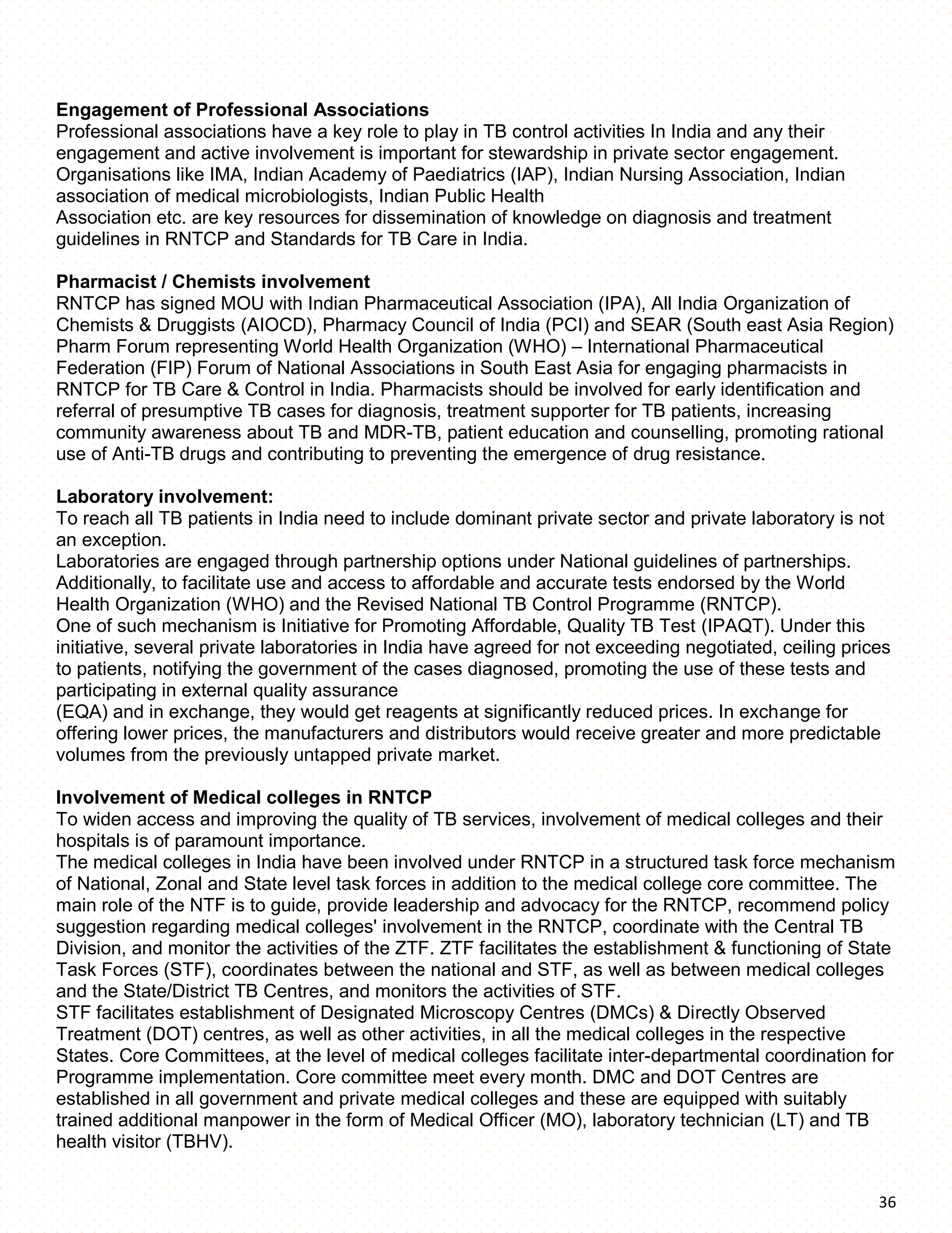 Rntcp brief note for ppm coordinators final draft 21 05 18 | PDF