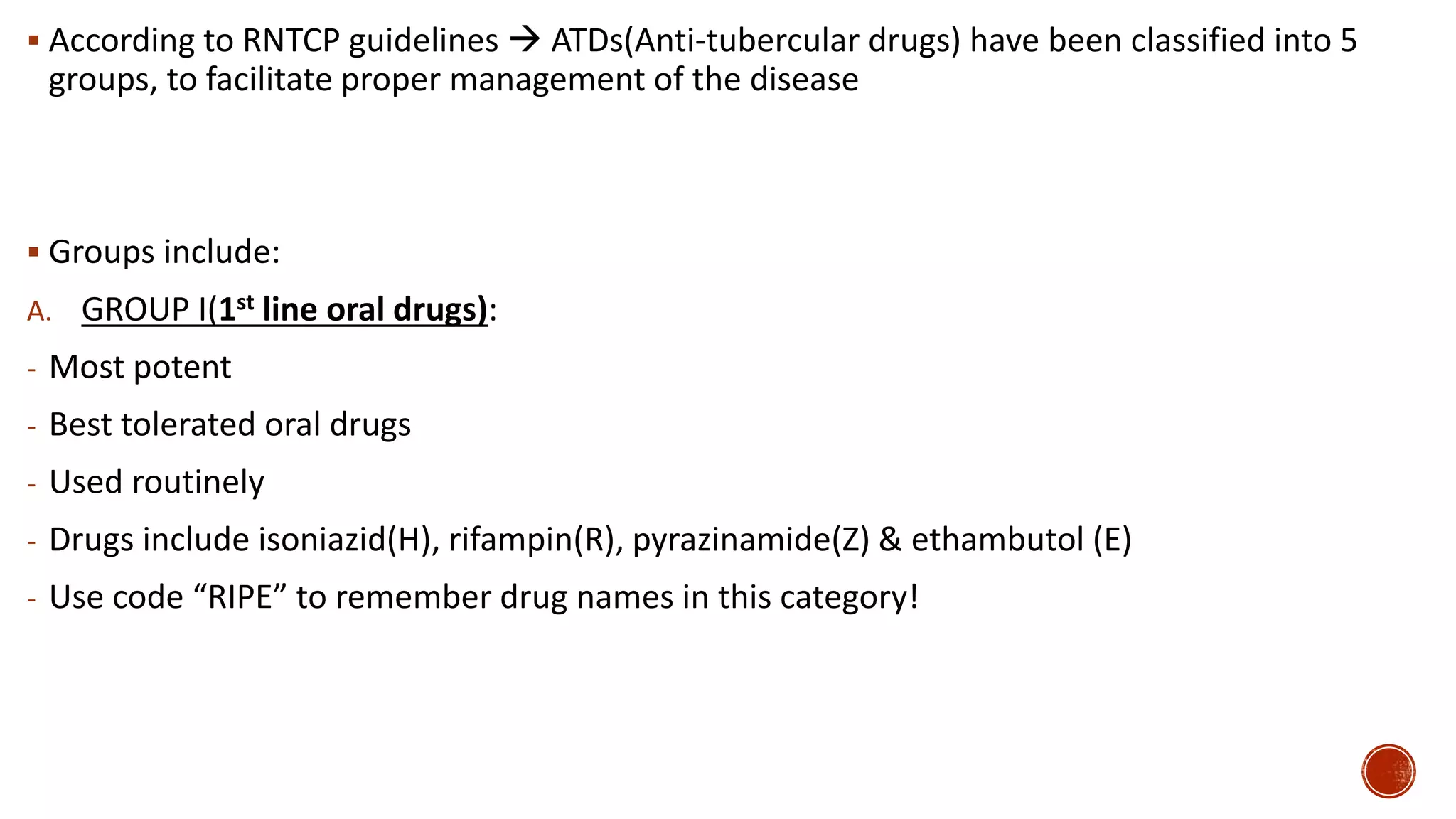 RNTCP guidelines for tuberculosis management by RxVichuZ! | PPTX