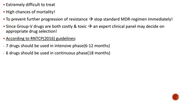 RNTCP guidelines for tuberculosis management by RxVichuZ! | PPTX