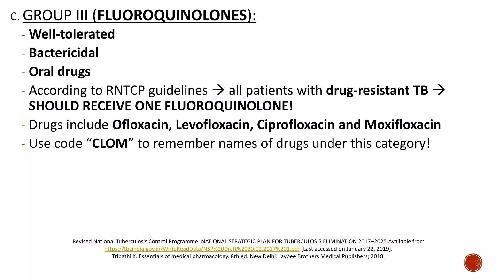 RNTCP guidelines for tuberculosis management: Extended version | PPTX