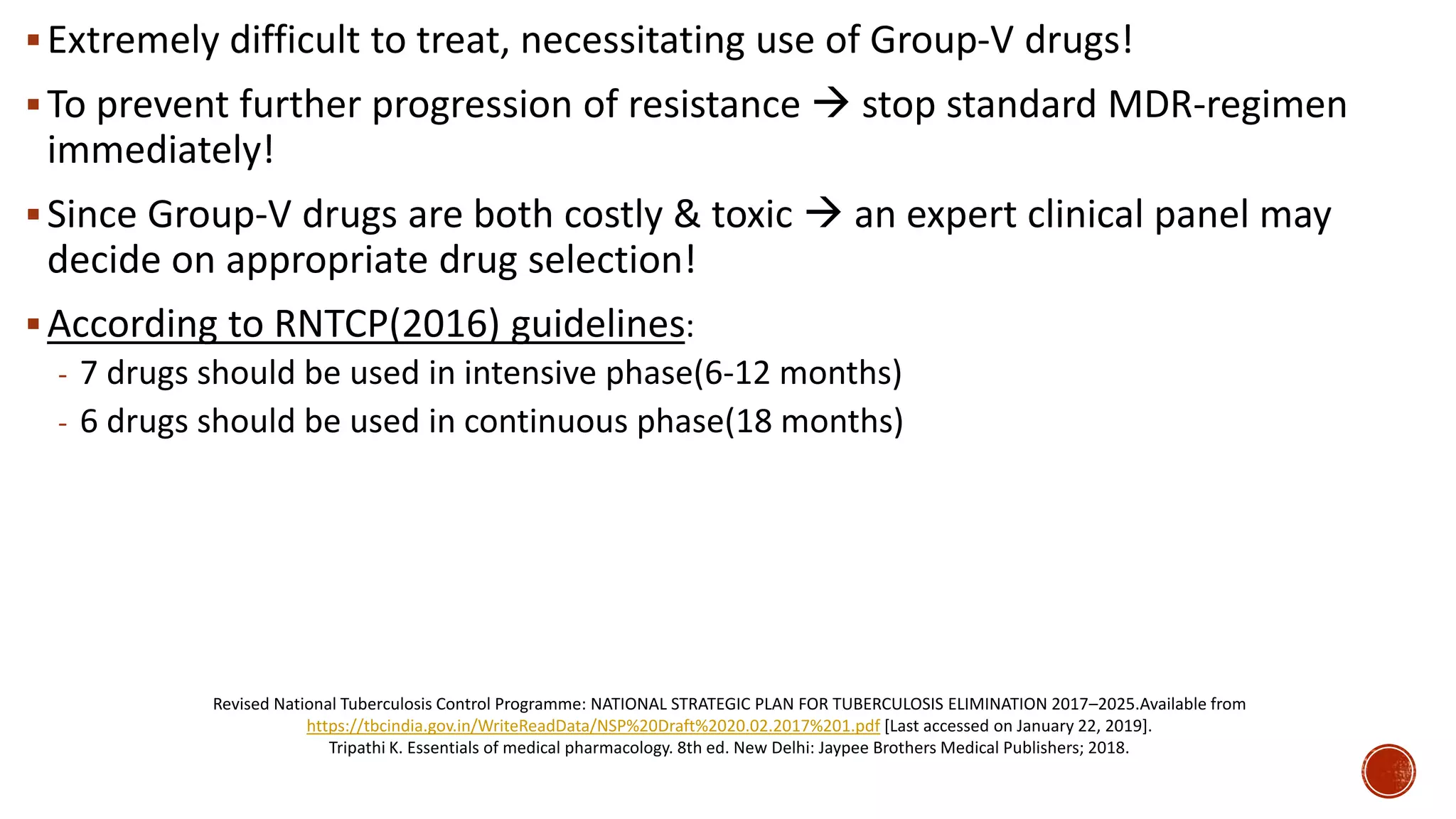 RNTCP guidelines for tuberculosis management: Extended version | PPTX