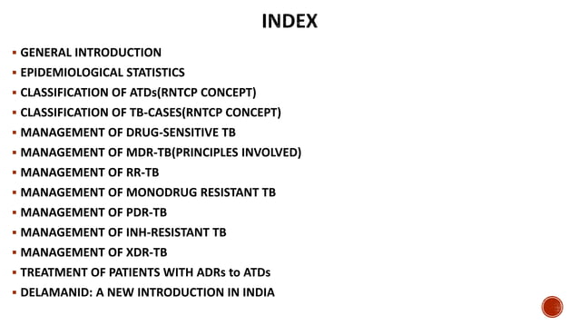 RNTCP guidelines for tuberculosis management: Extended version | PPTX ...