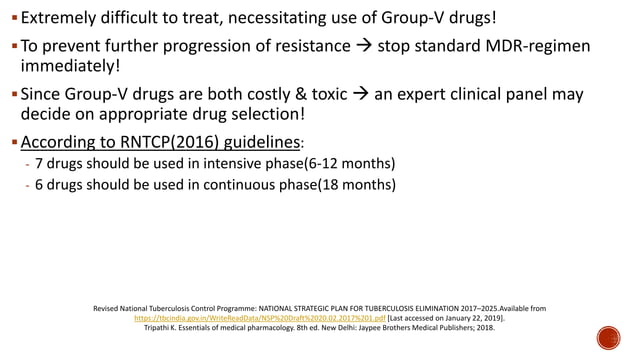 RNTCP guidelines for tuberculosis management: Extended version | PPTX ...