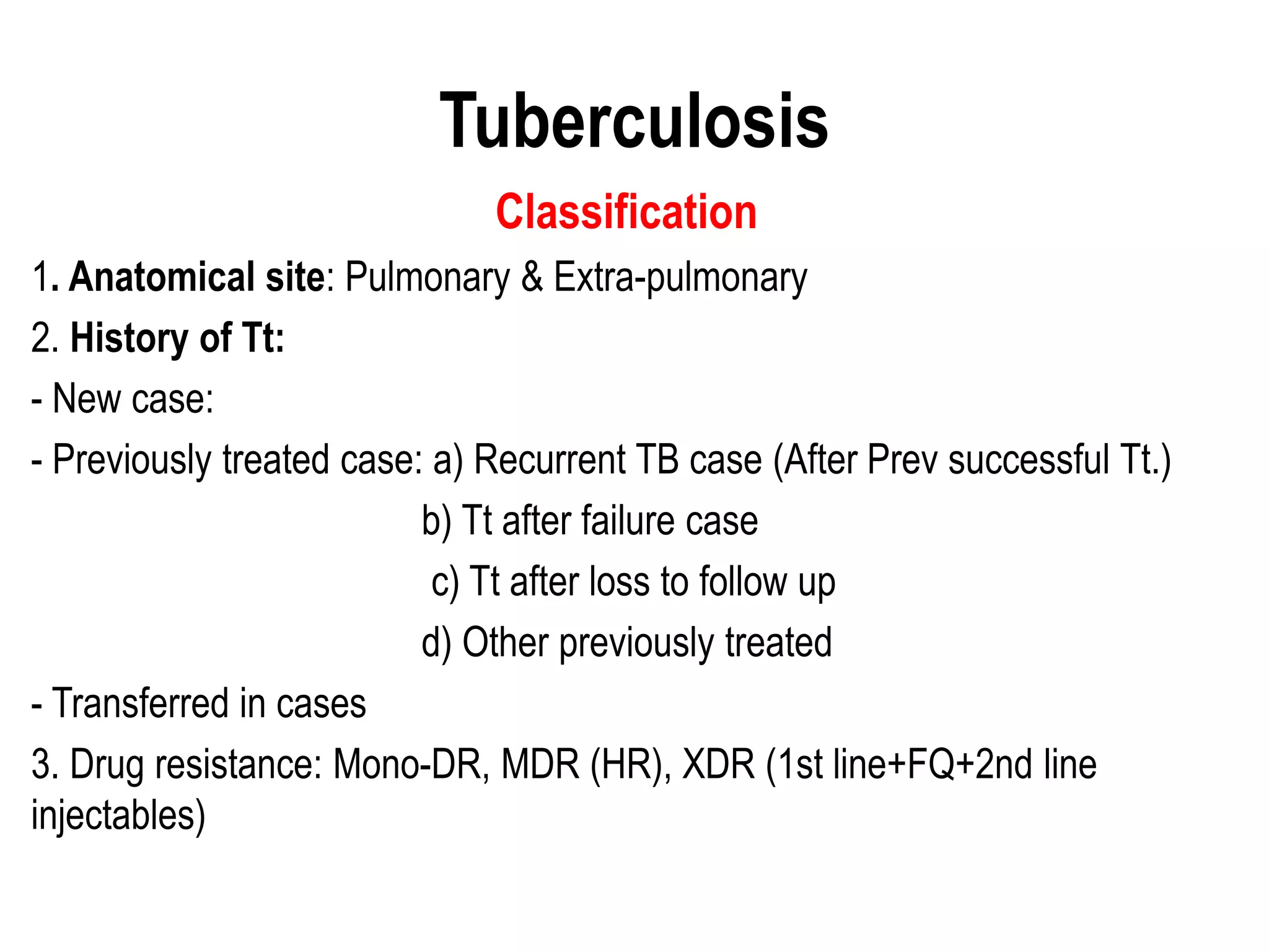 Revised National Tuberculosis Control Program | PPTX