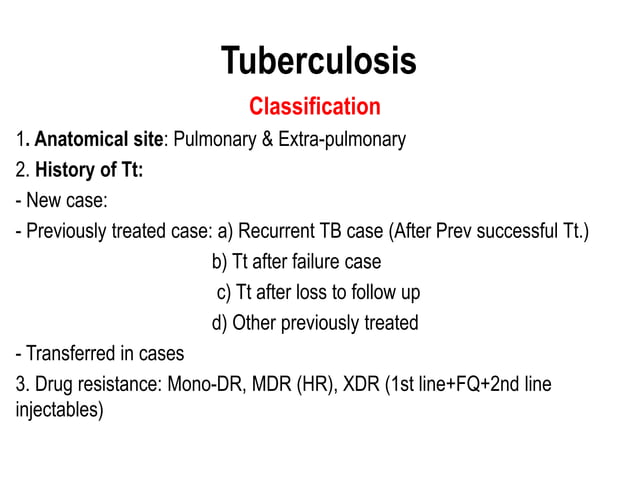 Revised National Tuberculosis Control Program | PPTX | Lung and ...