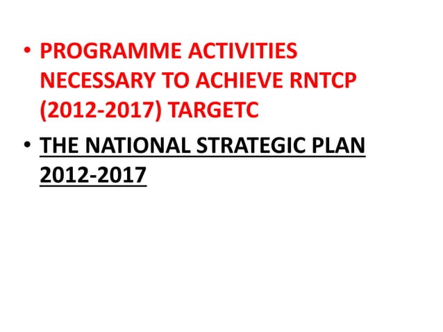 Rntcp program | PPTX