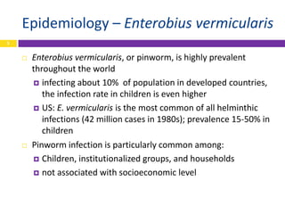 RNT lecture 2012 Worms of the large intestine | PDF | Infectious ...