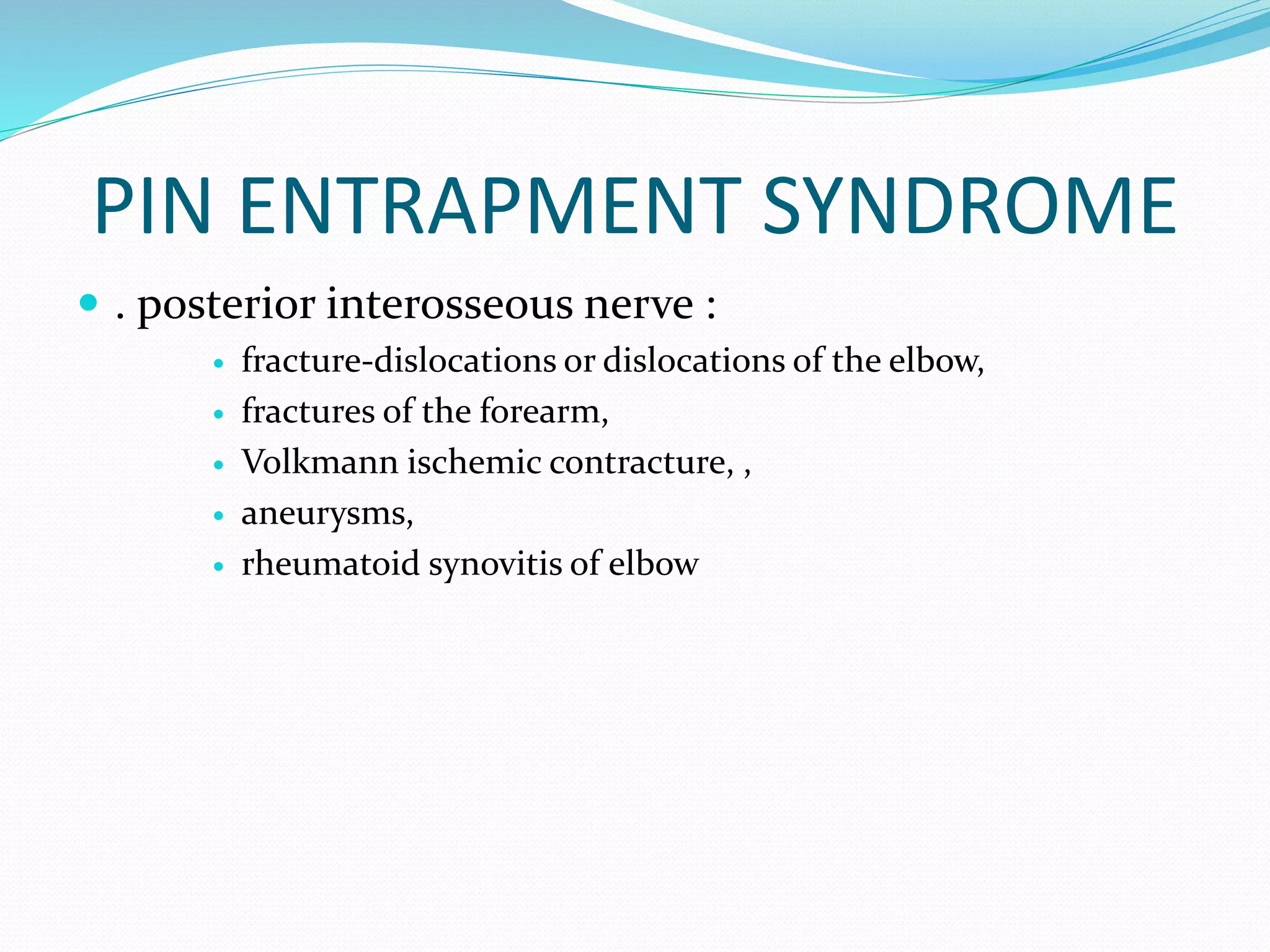 peripheral nerve injuries | PPTX