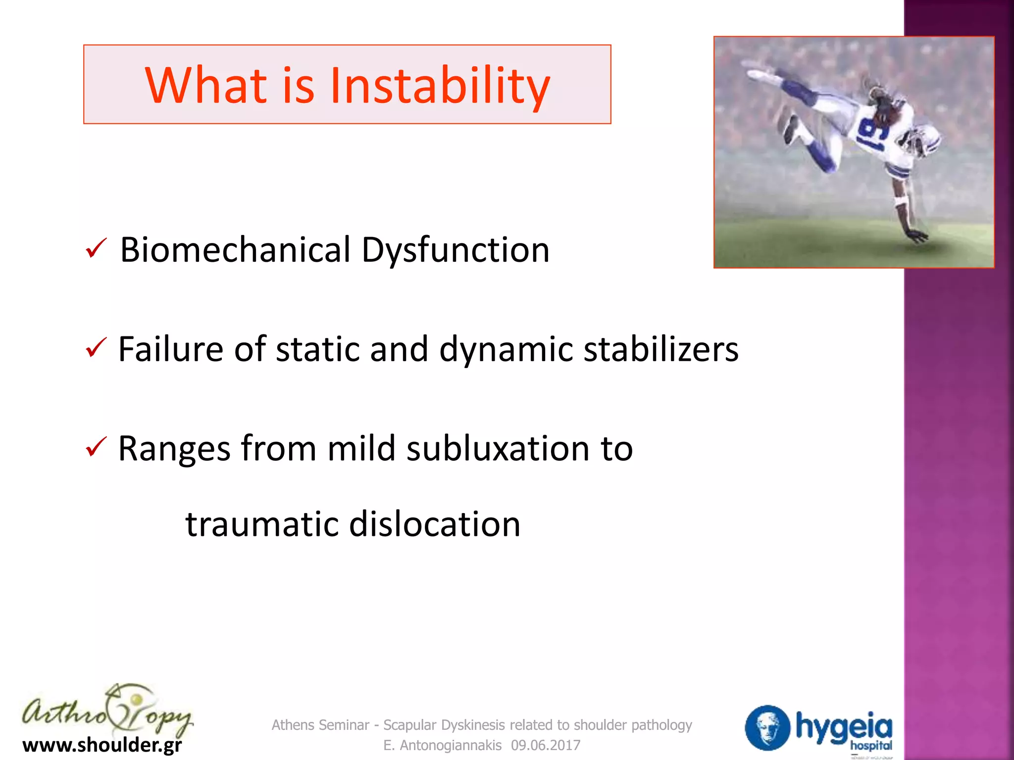 Traumatic glenohumeral instability final | PPTX