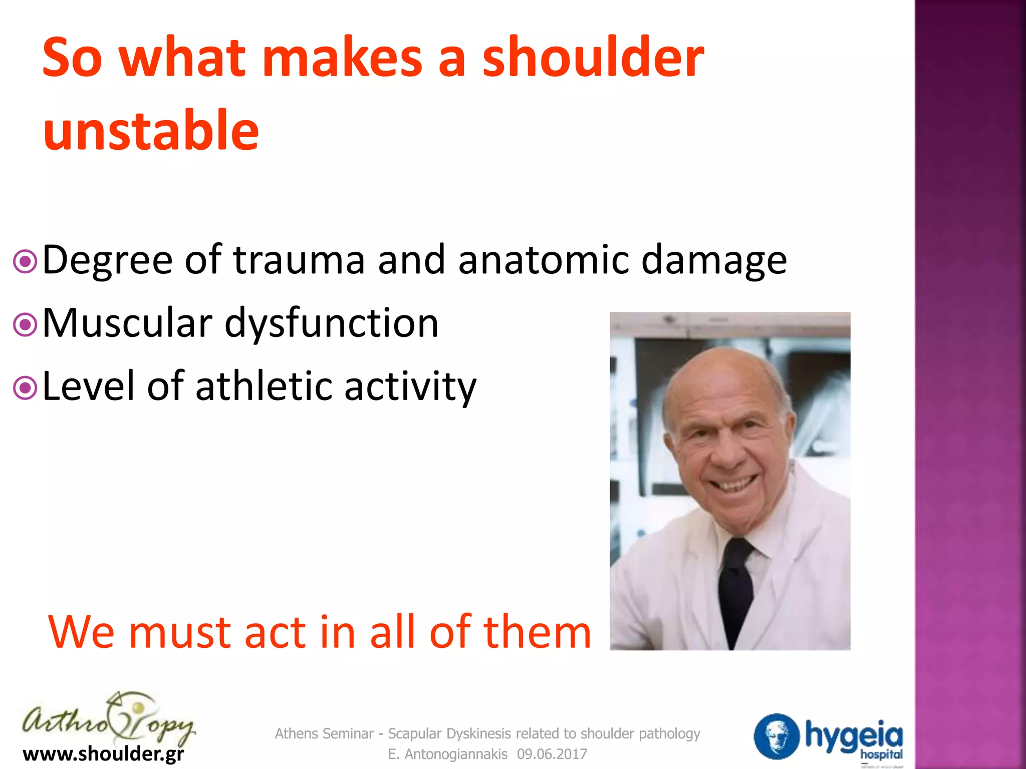 Traumatic glenohumeral instability final | PPTX