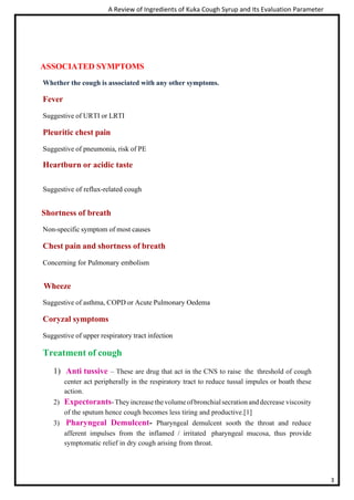 A review of ingredients of Kuka cough syrup | PDF | Herbs and ...