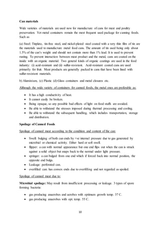 Canning of Fish | DOCX