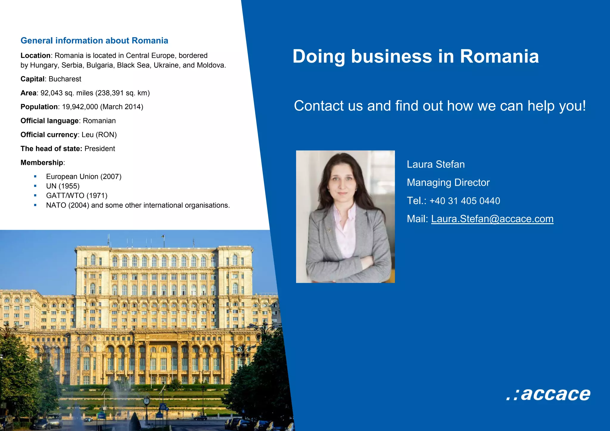2016 Tax Guideline for Romania | PPT