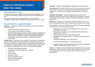 2016 Tax Guideline for Romania | PPT